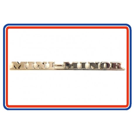 Morris "Mini-Minor" Boot Badge